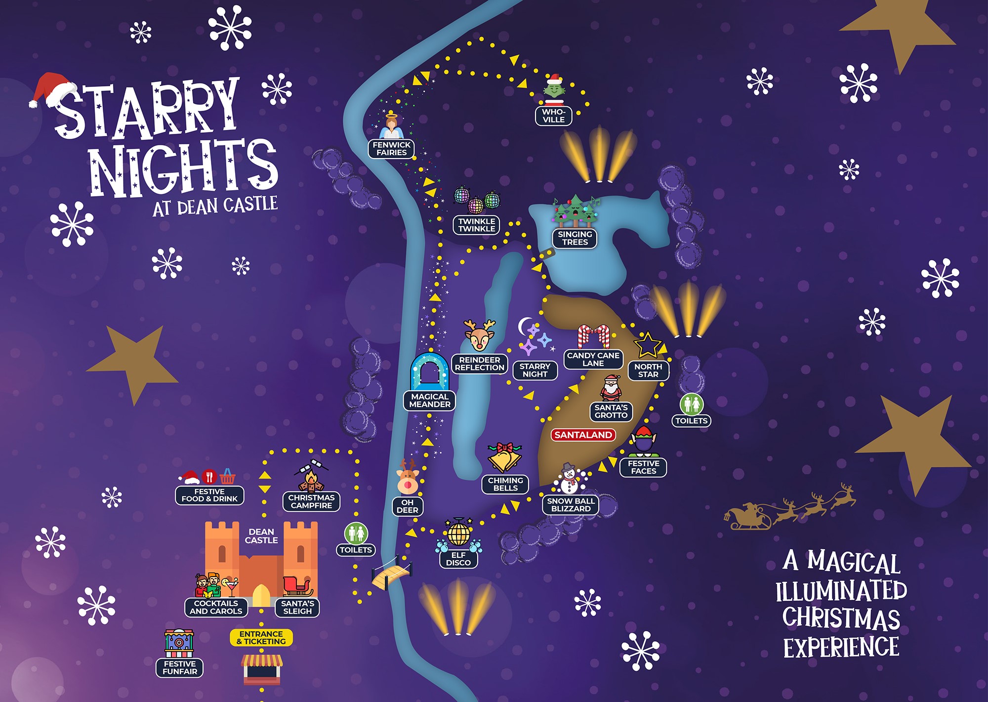 Dean Castle - Starry Nights Magical Illuminated Experiences