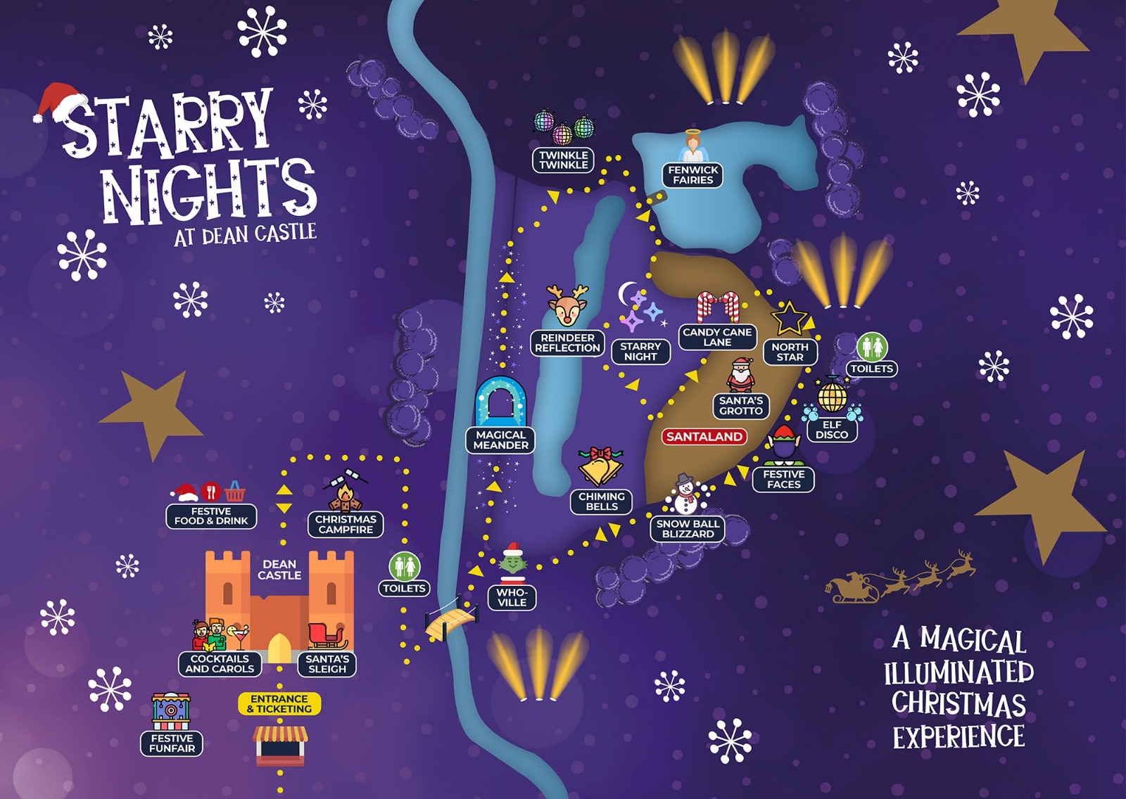 Dean Castle - Starry Nights Magical Illuminated Experiences